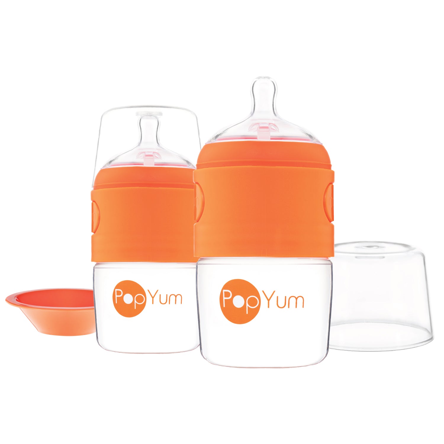 Pack de 2 biberons Orange, 150 ML – PopYum Sénégal